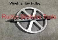 China Cast Aluminum Wellhead Wireline Hay Pulley For Well Intervention for sale