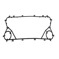China High Flexibility NBR Heat Exchanger Gasket for Versatile Fluid Compatibility for sale