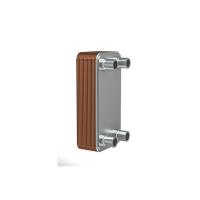 China Customized Brazed 40 Plate Heat Exchanger With 3/4 Inch MNPT Ports for sale