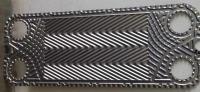 China Corrugation Sectional Shape Silver Plate Heat Exchanger Plate for Heat Transfer in Industrial Environments for sale