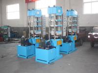 China Column Type Hydraulic Plate Rubber Vulcanizing Press Automatic 2.2KW for sale