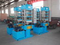 China Column Type Hydraulic Plate Rubber Vulcanizing Press Automatic 2.2KW for sale