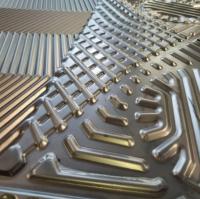 China Customizable Plate Design Brazed Plate Heat Exchanger Plate for Air Medium for sale