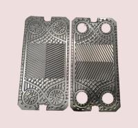 China Flexible Material Brazed Plate Heat Exchanger Plate with Single Plate Configuration for sale