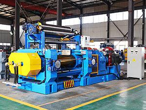 China A Type Customized Rubber Mixing Machine Open Type Two Roller For Sealing Or Other Gaskets Product for sale