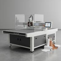 China Automatic Model Computer Cutting Machine Offering Cutting Stroke 680 to 700mm Designed for Processing of Fabrics Leather and Paper for sale