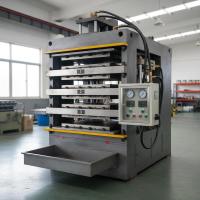 China 1200 350 1300mm Basic Industrial Rubber Vulcanizing Machine with Working Layer Number 1 to 4 Ensuring Rubber Curing Process for sale