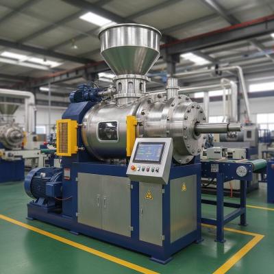China Automatic Feeding Rubber Extruder Featuring 450 Mm Clearance and Production Capacity 1500 to 2200 Kg per Hour Suitable for Rubber Manufacturing for sale