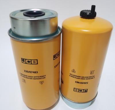 China 320/07483 Fuel Filter For JCB heavy machinery spare parts excavator parts for sale