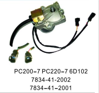 China 7834-41-2001 Throttle Motor 7834412002 For PC130-7  pc200-7 pc220-7 6d102 Excavator for sale