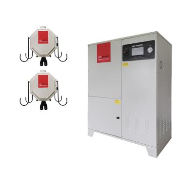 China Car Repair Dry Sanding Dust Extraction System 2 Terminals 4 Pneumatic Sanders 7.5KW for sale
