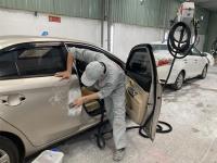 China Car Repair Dry Sanding Dust Extraction System 2 Terminals 4 Pneumatic Sanders 7.5KW for sale