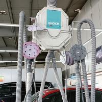 China Lacquer Finish Car Refinish System Concentrated Dust Collector For Car Repair Workshop for sale