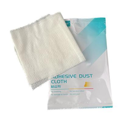 China Car Dust Cleaning Cloth White Adhesive Dry Wipping For Waterborne Paint 35x80CM for sale