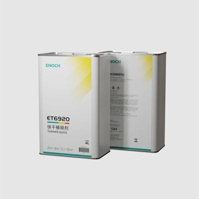China Autoservice Car Refinish Paint Coating Thinner Automotive Paint Thinner 4L/Pack for sale