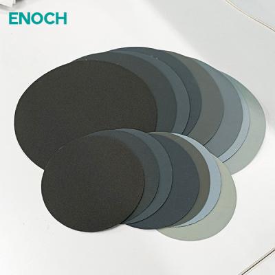 China 9 Inch Round Sanding Discs Self Adhesive Auto Body Metal Sheet Polishing 80 Grit for sale