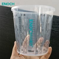 China 700ml 8 Oz Paint Mixing Measuring Cups Disposable Plastic Automobile for sale
