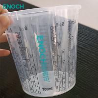 China Disposable Paint Mixing Cup Machine Automotive Paint Measuring Cups 700ml  2 Oz for sale