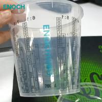 China Disposable Paint Mixing Cup Machine Automotive Paint Measuring Cups 700ml  2 Oz for sale