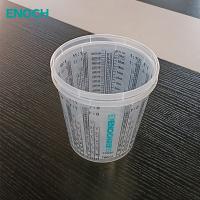 China Small Paint Mixing Cups Euro Car Parts Auto Measuring Usa Measurements Plastic for sale