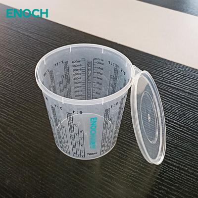 China Gun Spray Paint Mixing Cups Automotive Pp Hard Plastic Tune Paint Car Waterborne Paint for sale