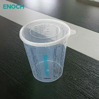 China 2300ml 5 Quart  Automatic Spray Gun Mixing Cups Transparent Plastic Auto Paint Mixing for sale