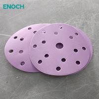 China 500 grit Polishing Sandpaper Disc pads Auto Body Shop aluminum 6 inch for sale