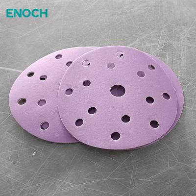 China 500 grit Polishing Sandpaper Disc pads Auto Body Shop aluminum 6 inch for sale