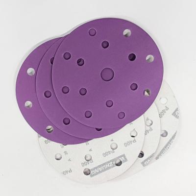 China Adhesive Aluminum Oxide Automotive Sanding Discs for sale
