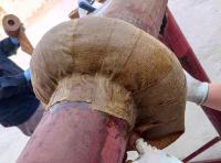 China Yellow Petro Mastic Pipe Wrap Insoluble In Water for sale