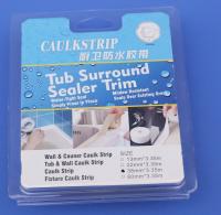 China Mildewproof Wall Bathtub Caulk Strips Sealer Tape White OEM for sale