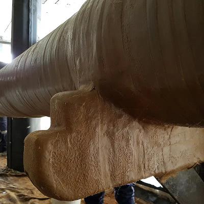 China Brown Petrol Wax Tape Pipe Coating Anti Corrosion Pipe Wrap 1.2mm Thicknes for sale