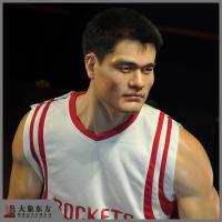 China Customizable Life Size Wax Sculptures For Super Star Yao Ming for sale