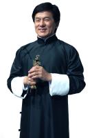 China Jackie Chan Lifelike Celebrity Wax Sculptures Custom Silicone Fiberglass Statue for sale
