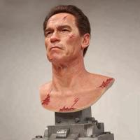 China Custom Made Celebrity Wax Figures Bust Silicone Human Size For Home Decoration for sale