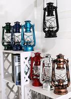 China 25cm Decorative Metal Ornament Mediterranean Style Retro Lantern Hanging Light Sculpture for sale