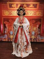China Ancient Beauty Lifesize Wax Figure Silicone Sculpture for sale