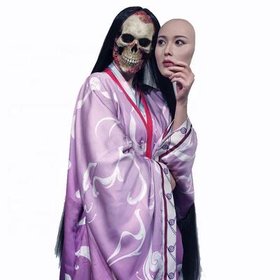 China Custom Ghost Wax Art Sculpture Life Size For Horror Theme Park for sale