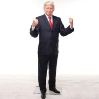 China 1:1 Celebrity Wax Statue Custom Emulation Silicone  Trump Wax Figures for sale