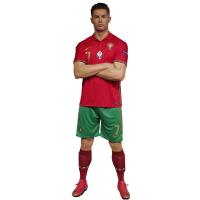 China Football Star Cristiano Ronaldo Wax Figure Statue Customized 185cm for sale