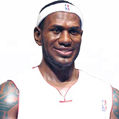 China NBA Player LeBron James Wax Statue Figure Custom 203cm for sale