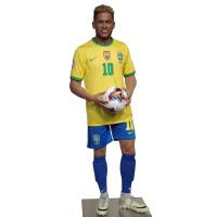China Brazil Famous Soccer Star Neymar Wax Figure Statue For Museum Display for sale
