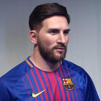 China Custom Soccer Player Lionel Messi Wax Figure Silicone Statue For Display for sale