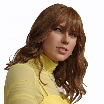 China Masterpieces Wax Sculptures Silicone Realistic Wax Figures 73.6 Inches For Amusement Park for sale