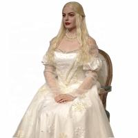 China Beautiful Celebrity Wax Figures Anne Hathaway Resin Hyper Realistic Statue 173cm for sale