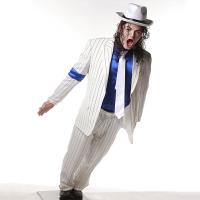 China Silicone Michael Jackson Wax Sculpture Influential Musician Figure for sale