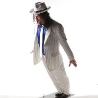 China Silicone Michael Jackson Wax Sculpture Influential Musician Figure for sale