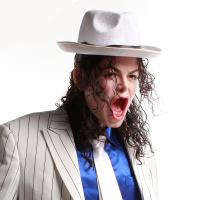 China Silicone Michael Jackson Wax Sculpture Influential Musician Figure for sale