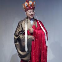 China Tripitaka Xuanzang Wax Sculptures Buddhist Monk Life Size Wax Figure Silicone for sale