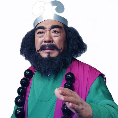 China Novel Character Sha Wujing Wax Sculptures Clay Super Realistic 178cm for sale